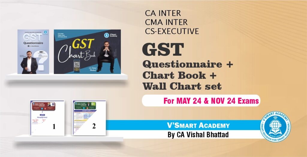 CA Inter GST Complete Book Set by CA Vishal Bhattad Sir - V Smart ...